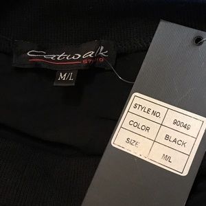 Catwalk Studio | Dresses | Catwalk Studio Black Tshirt Mini Dressml ...